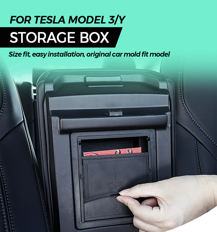 Tesla Model 3 Console Organizer Box - Shunyang Vehicle